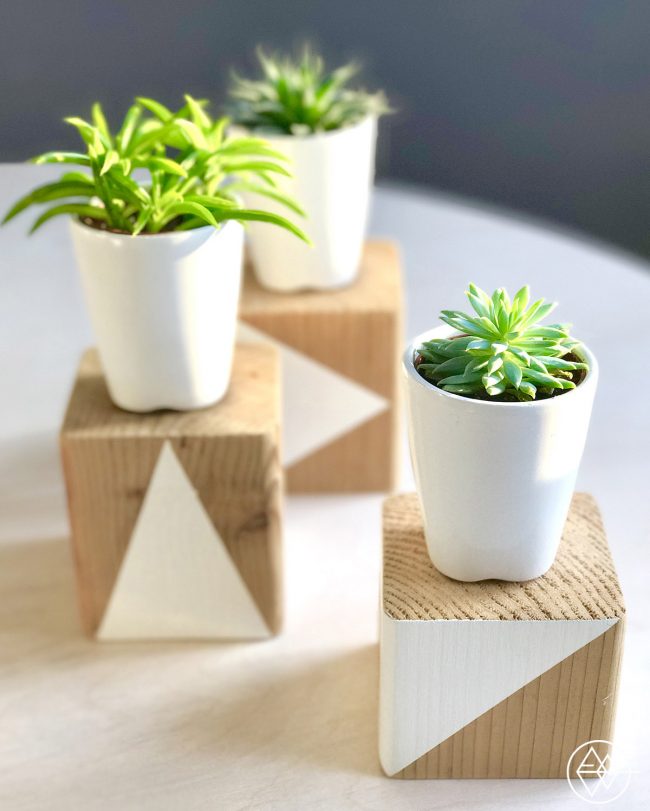 DIY - Cubes déco en bois - L'An Vert du Décor
