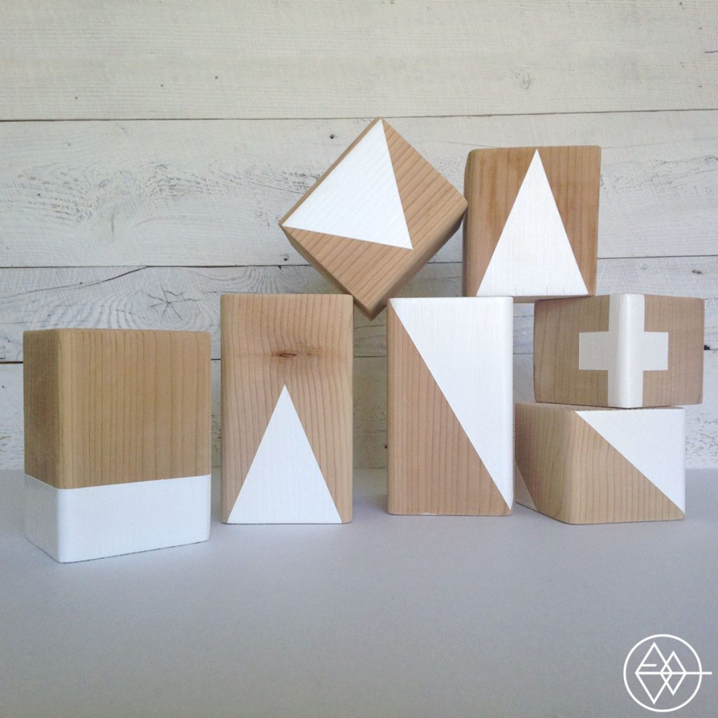 DIY - Cubes déco en bois - L'An Vert du Décor